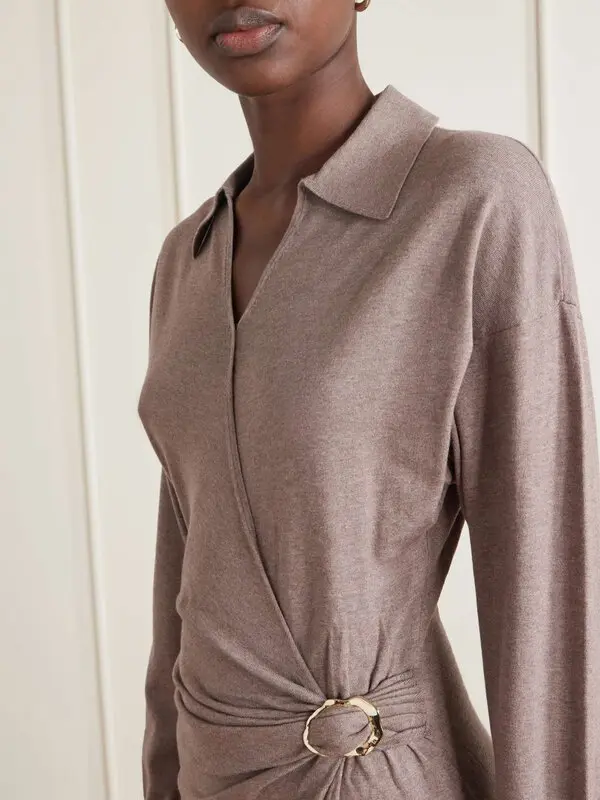 Altuzarra Ellington Draped Jersey Maxi Dress