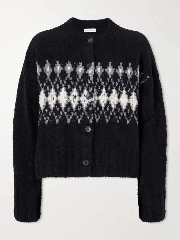 Altuzarra Haven Knitted Wool Cardigan