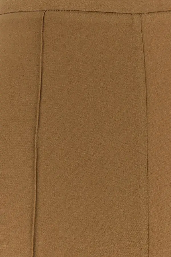 TALLER MARMO Camel Crepe Flared Mae Pant