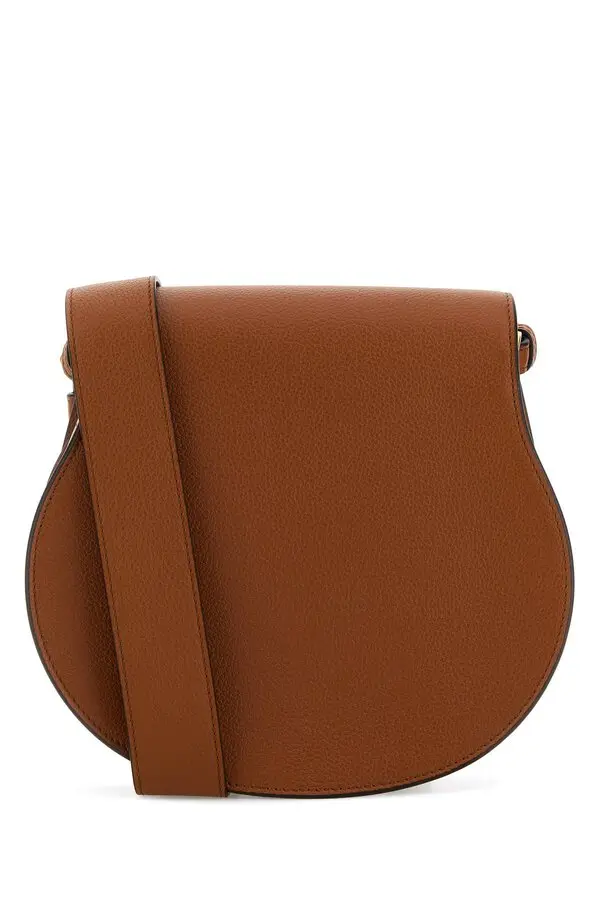 Chloé Caramel Leather Marcie Crossbody Bag