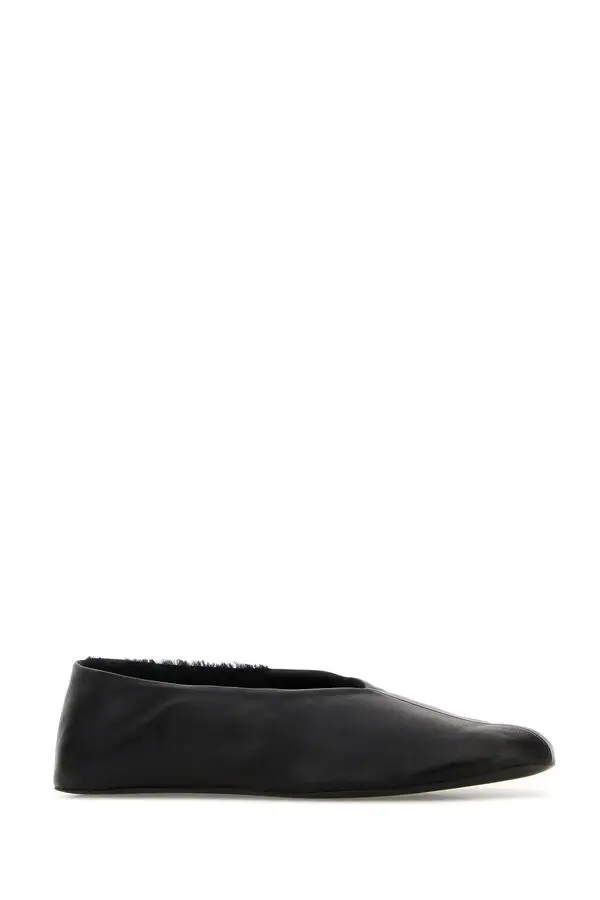 THE ROW Leather Stella Ballerinas