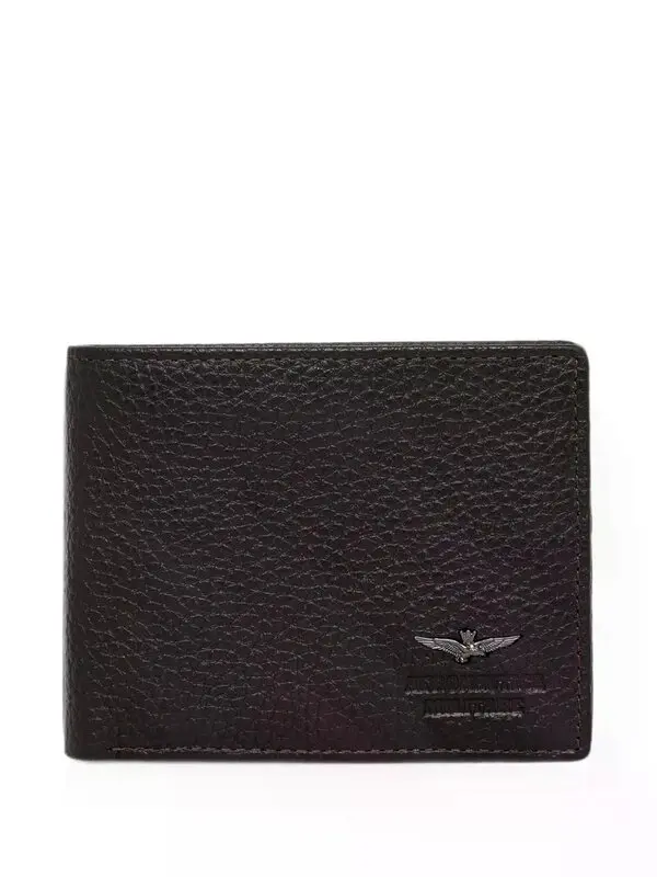 AERONAUTICA MILITARE Logo-detail Wallet - Black