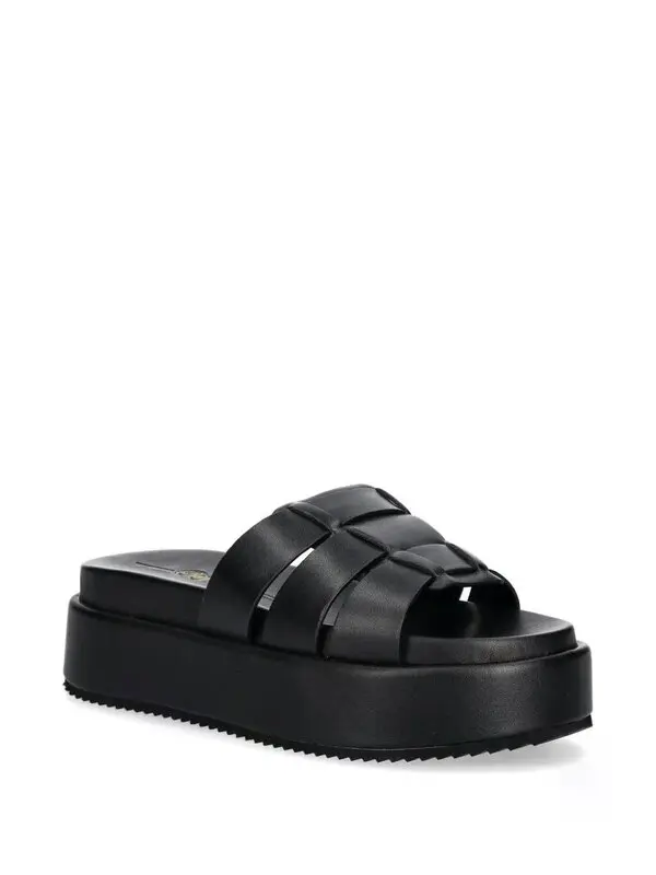 BUFFALO Noa Woven Platform Sandals
