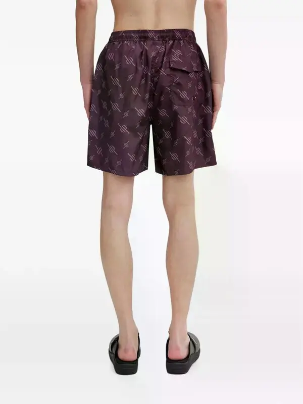 DAILY PAPER Logo-print Drawstring Swim Shorts