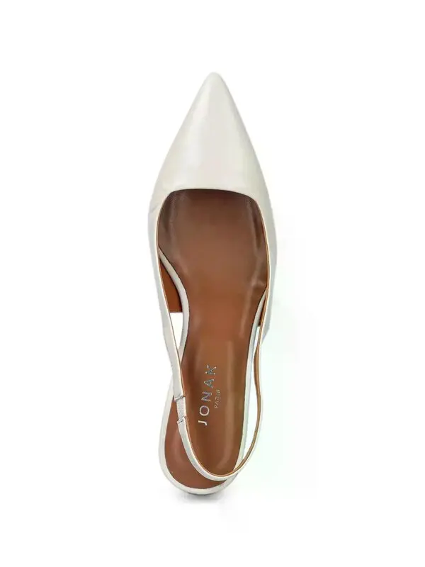 JONAK PARIS Diamantine Pointed-toe Slingback Pumps