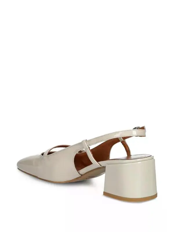 JONAK PARIS Patent Finish Slingback Pumps