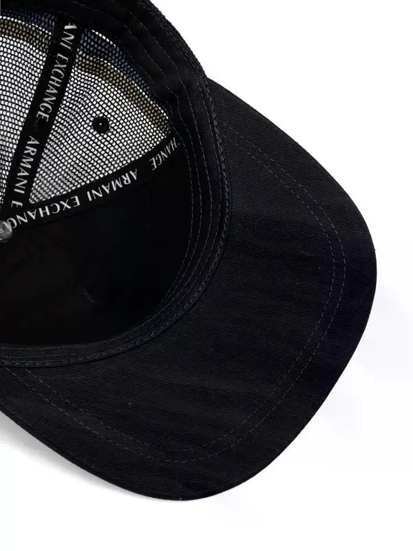 Armani Exchange Logo-print Mesh-panel Baseball Cap