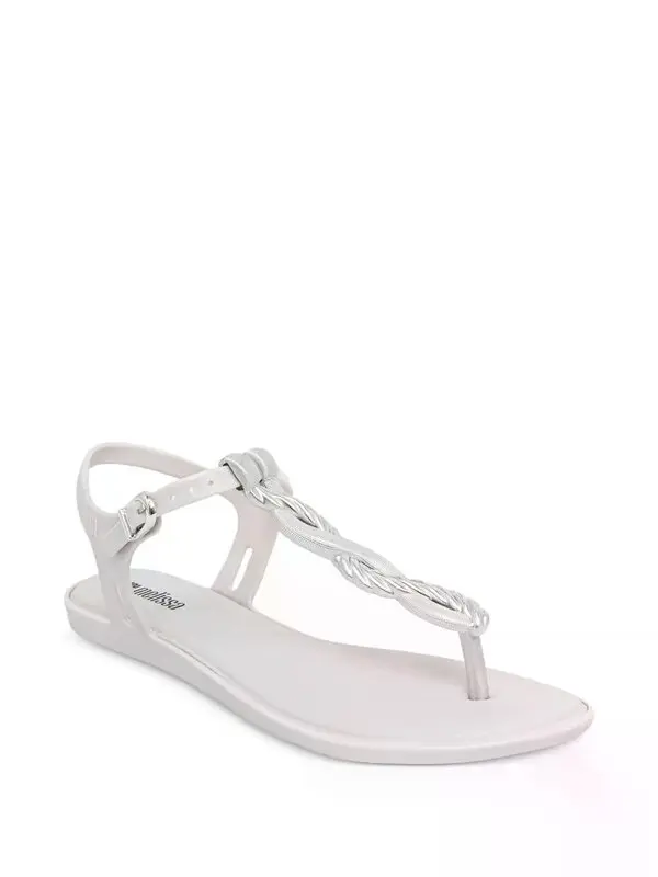Melissa Solar M Chic Braided-strap Buckle-fastening Sandals - Neutrals