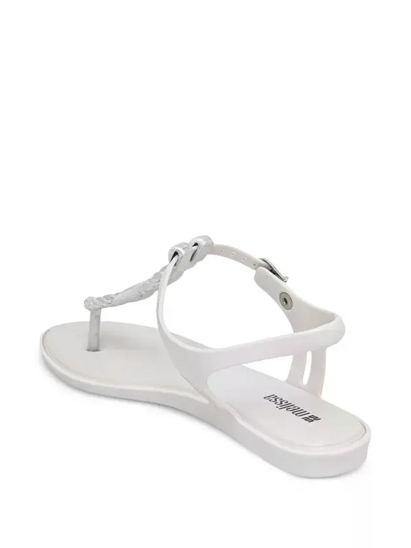 Melissa Solar M Chic Braided-strap Buckle-fastening Sandals - Neutrals