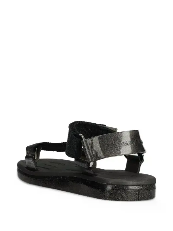 Melissa Papete + Rider Good Times Glitter-effect Sandals