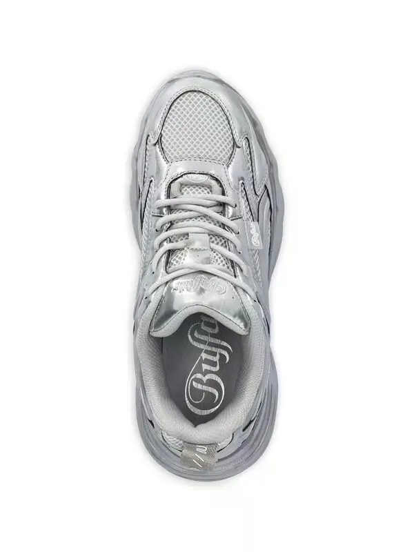 BUFFALO Gianna One Metallic-effect Panelled Sneakers