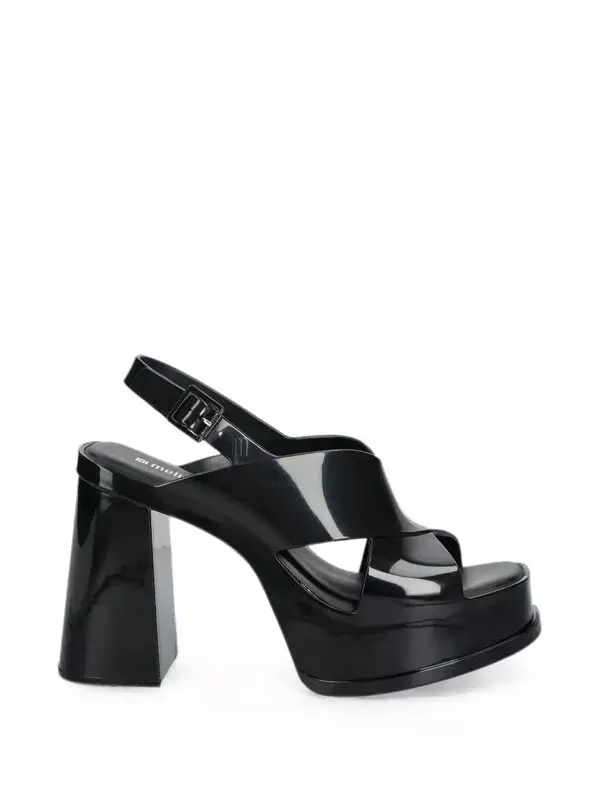 Melissa Dance Platform Crossover-strap Pumps
