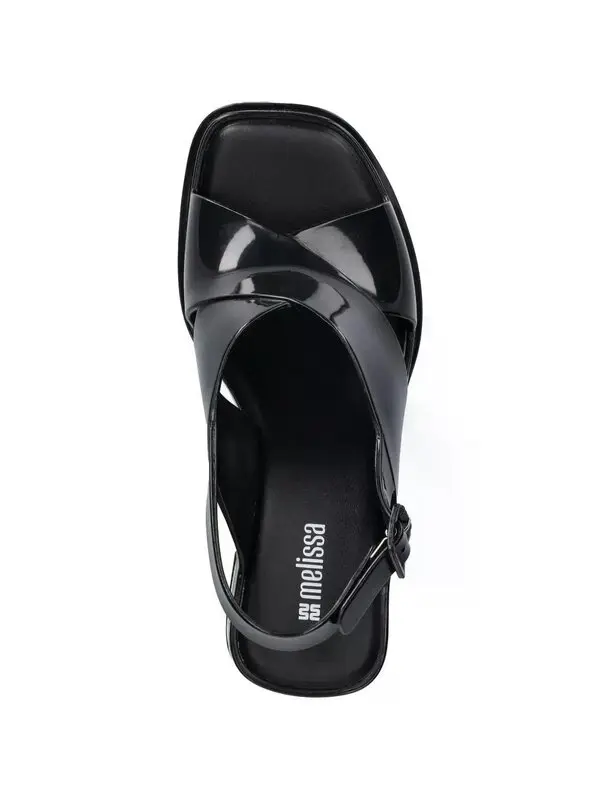 Melissa Dance Platform Crossover-strap Pumps