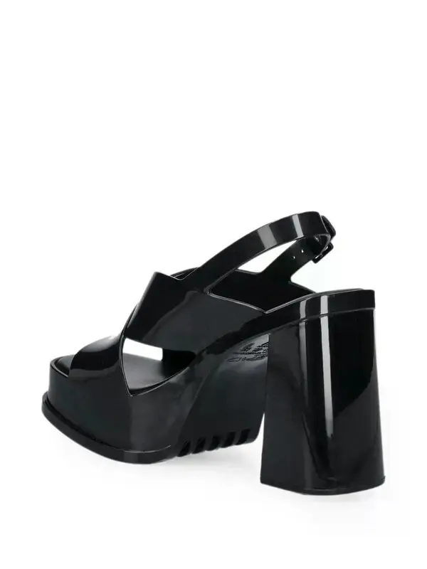 Melissa Dance Platform Crossover-strap Pumps
