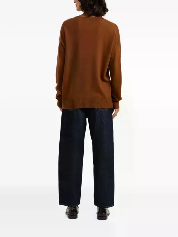 Chinti & Parker Seam-detail Slouchy Sweater