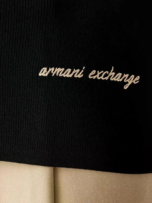 Armani Exchange Logo-embroidered Crew-neck Sweater
