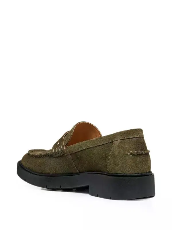 Geox Spherica Ec1 B Suede Loafers