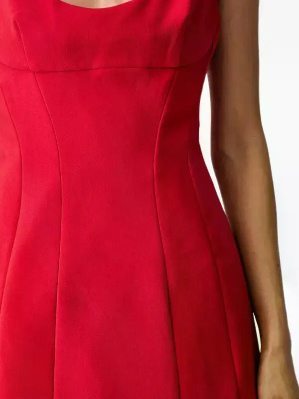 Bardot Branca Scoop-neck Panelled Mini Dress