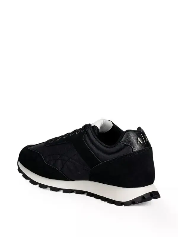 Armani Exchange Monogram-print Lace-up Sneakers