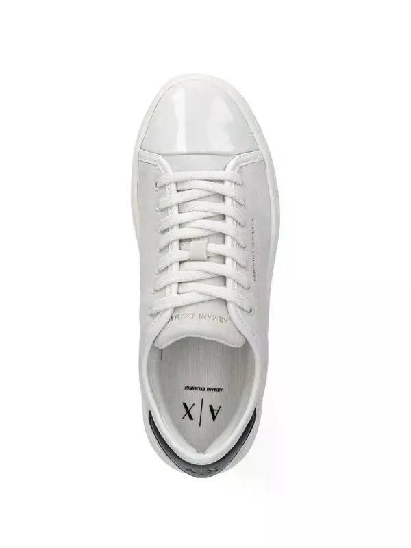 Armani Exchange Logo-lettering Panelled Sneakers