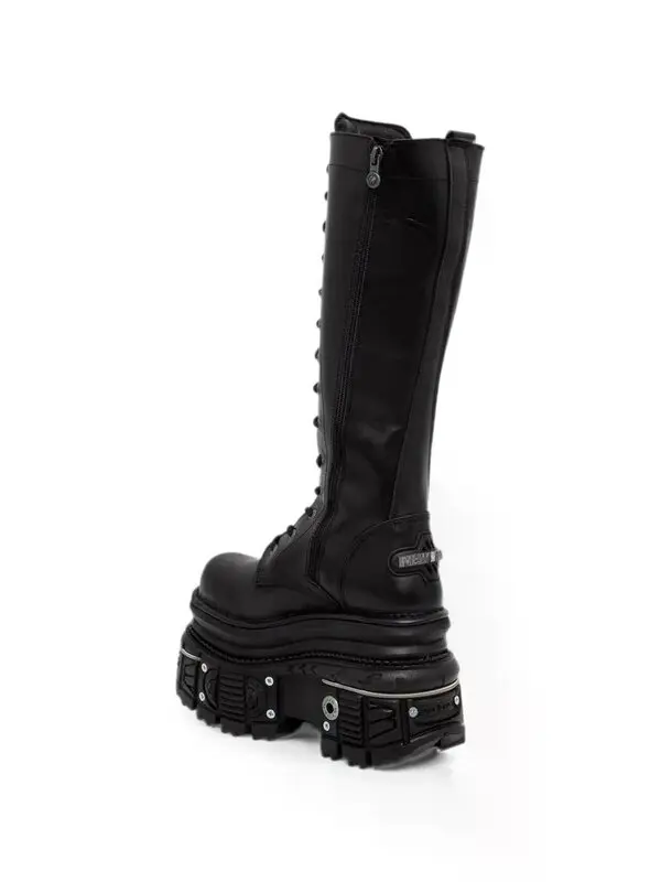 NEW ROCK Lace-up Platform Boots