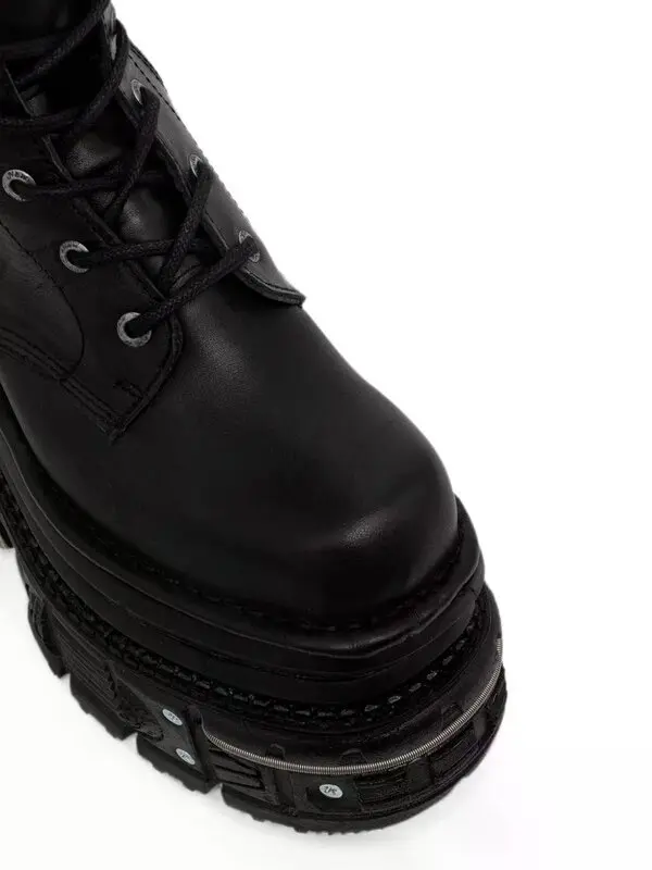 NEW ROCK Lace-up Platform Boots