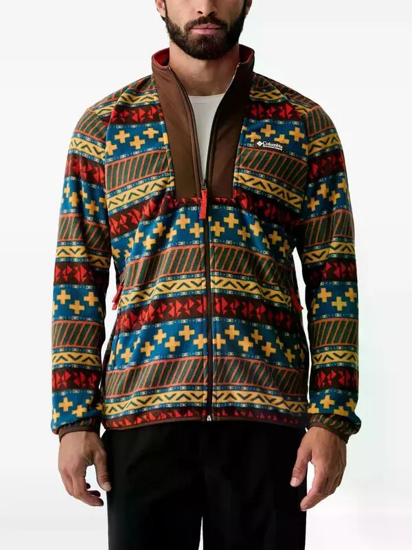 Columbia Geometric-pattern Zip-up Sweatshirt