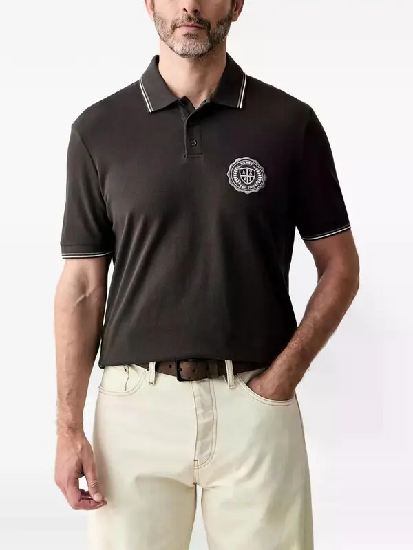 Armani Exchange Logo-detail Polo Shirt