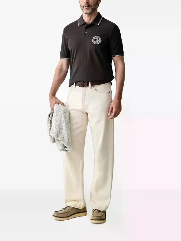 Armani Exchange Logo-detail Polo Shirt