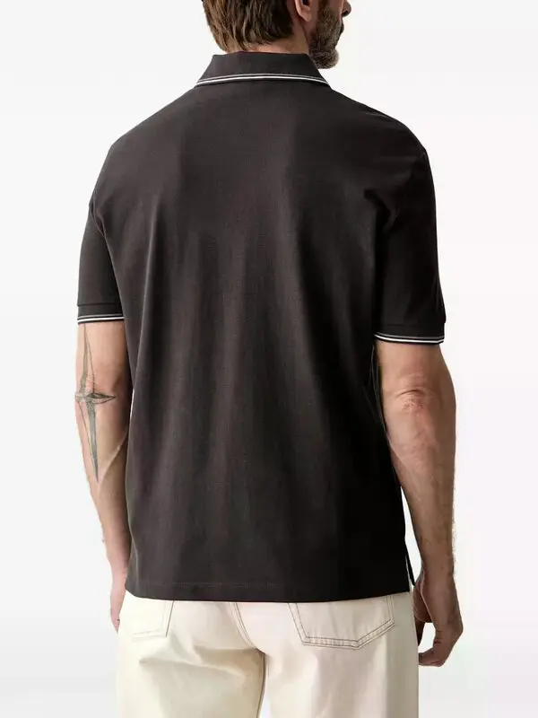 Armani Exchange Logo-detail Polo Shirt