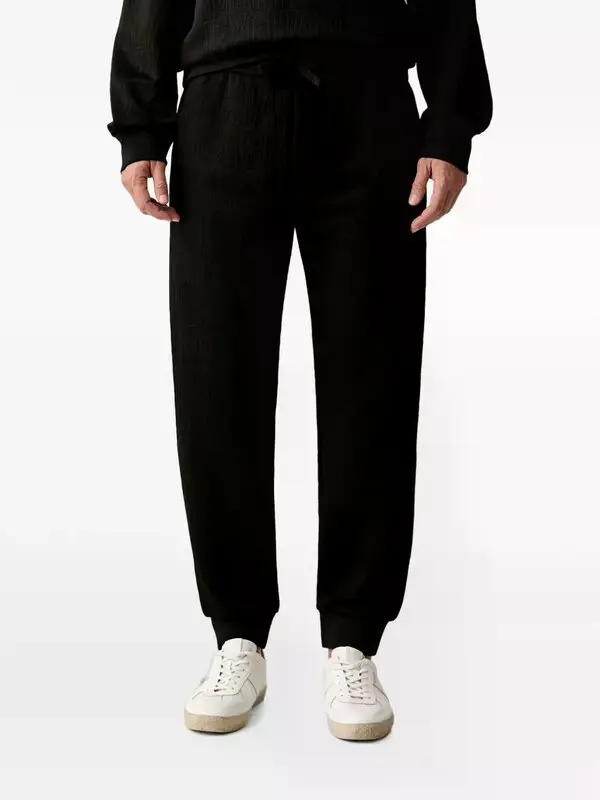 Armani Exchange Logo-jacquard Drawstring Track Pants