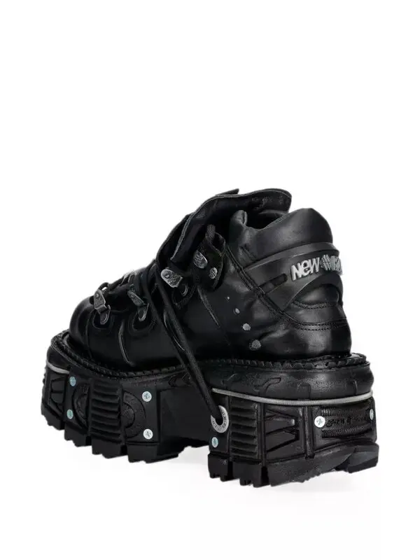 NEW ROCK Logo-plaque Platform Sneakers