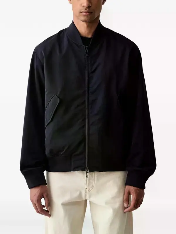 Armani Exchange Logo Patch Bomber Jacket