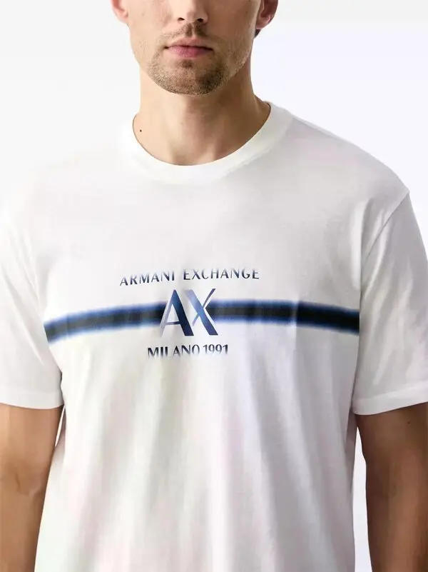 Armani Exchange Logo-print Cotton T-shirt