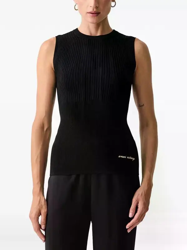 Armani Exchange Logo-embroidered Tank Top