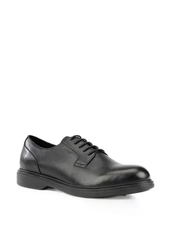 Geox Leather Derby Shoes With Lace-up Fastening