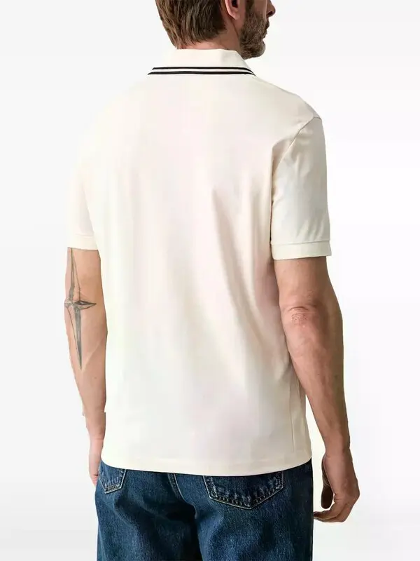 Armani Exchange Logo-embroidered Tipped T-shirt