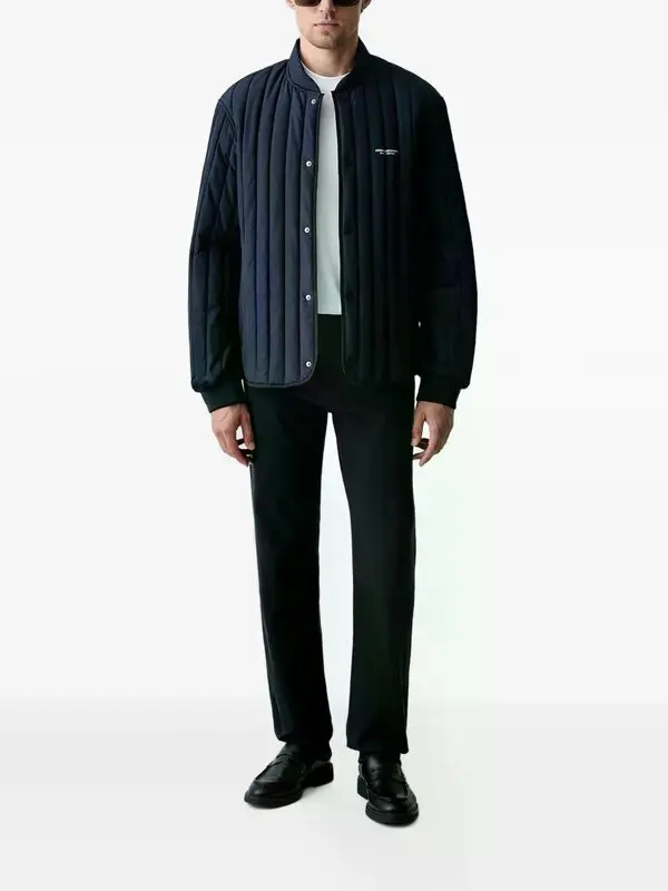Armani Exchange Straight Leg Jeans With Logo Patch