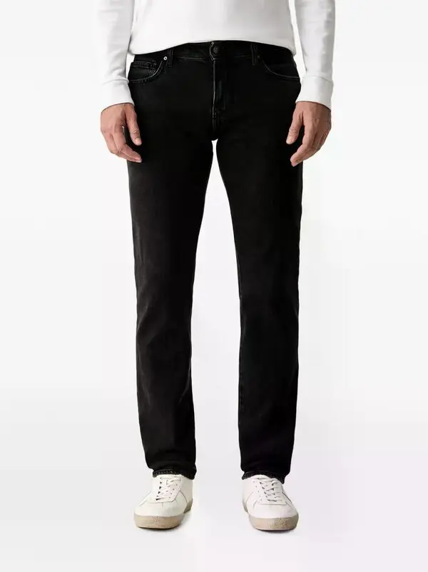 Armani Exchange Logo Patch Jeans