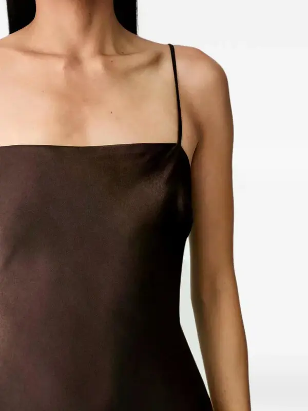 Bardot Marlo Satin-finish Spaghetti-strap Maxi Dress