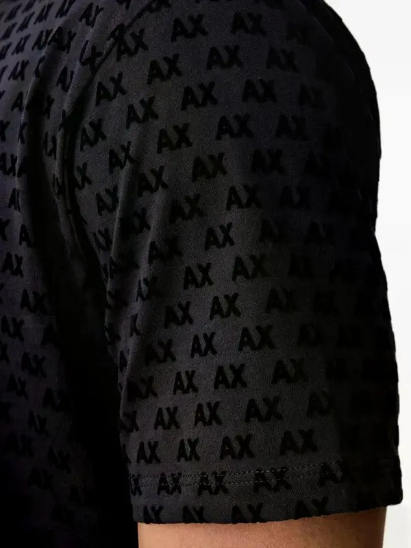 Armani Exchange Logo-pattern T-shirt