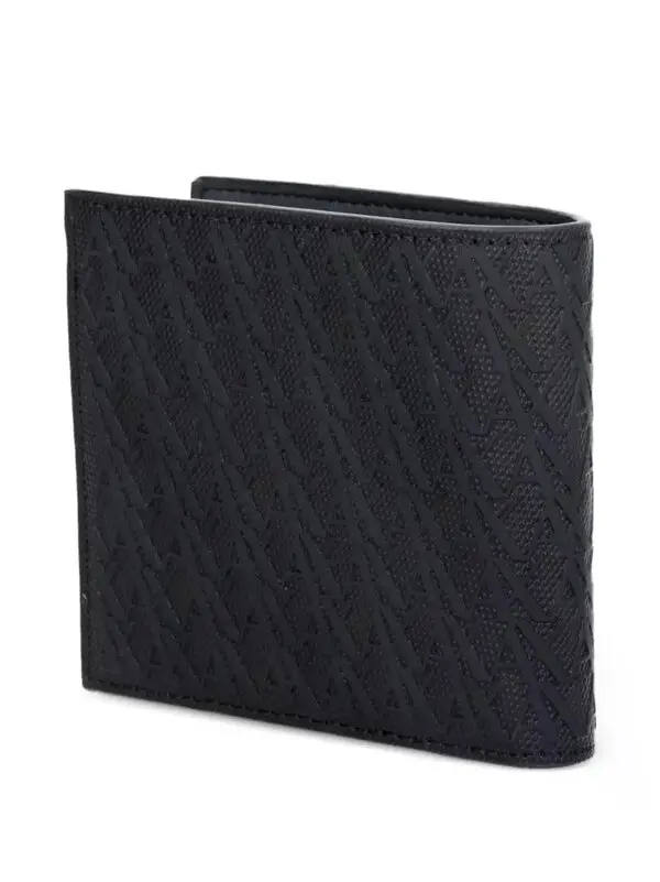 Armani Exchange Monogram-pattern Bifold Wallet
