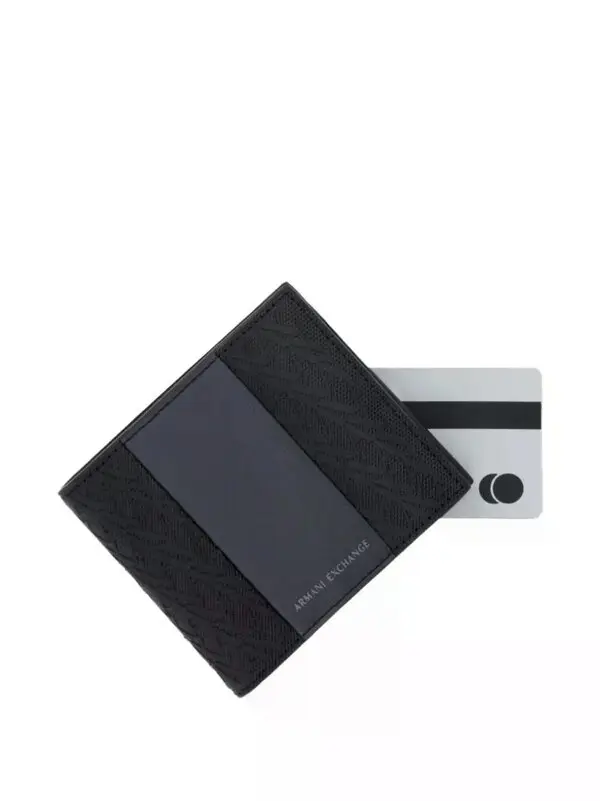 Armani Exchange Monogram-pattern Bifold Wallet