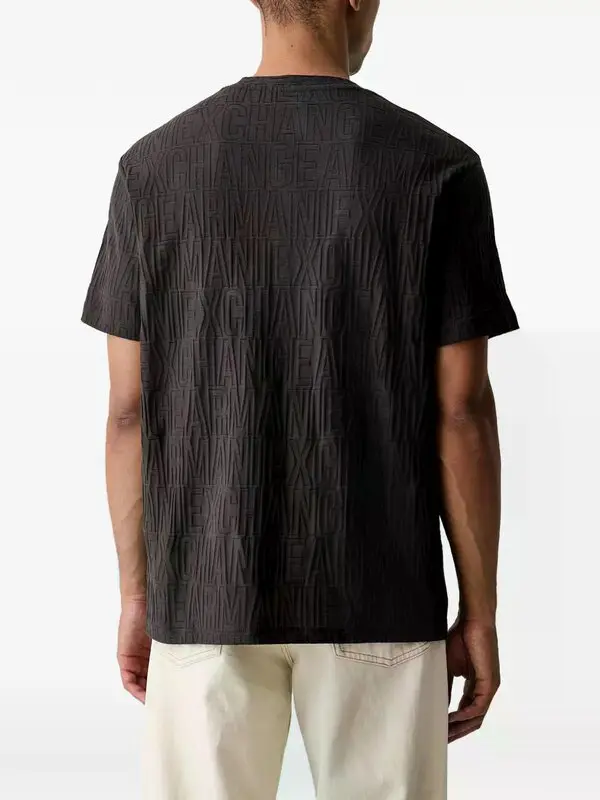 Armani Exchange Logo-jacquard Short-sleeve T-shirt