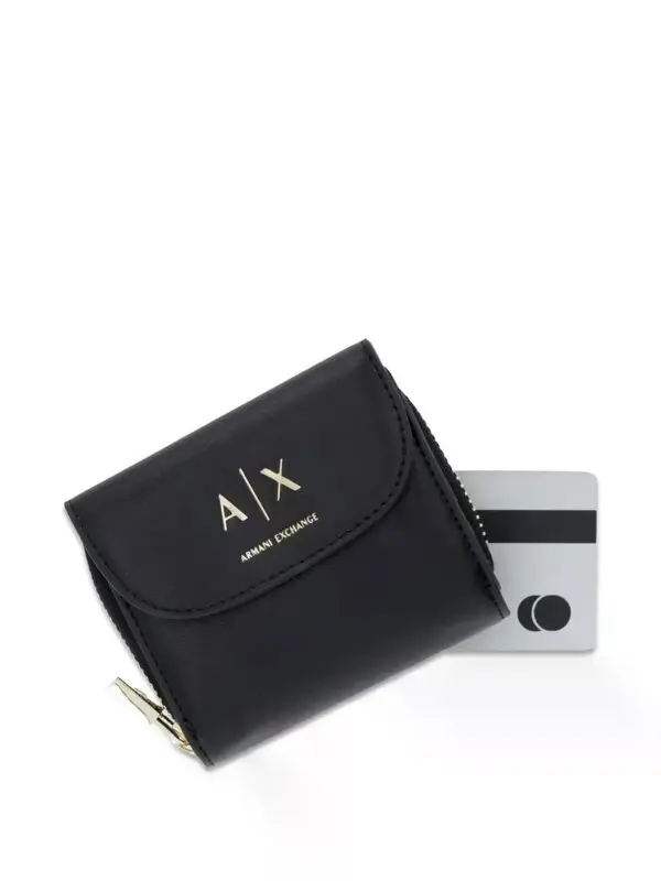 Armani Exchange Logo-print Zip-around Wallet
