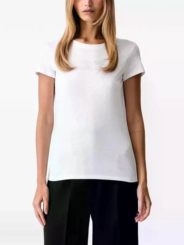 Armani Exchange Rhinestone-logo T-shirt