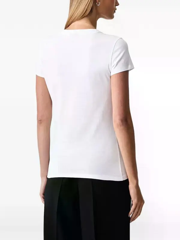 Armani Exchange Rhinestone-logo T-shirt
