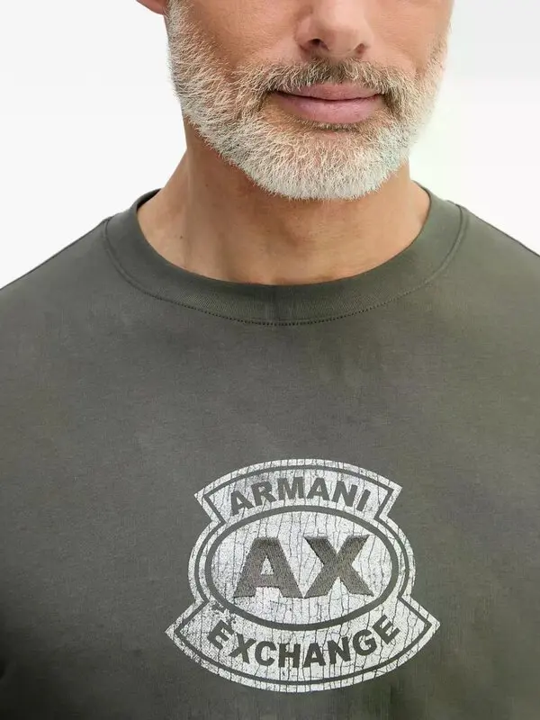 Armani Exchange Logo-print Crew-neck T-shirt