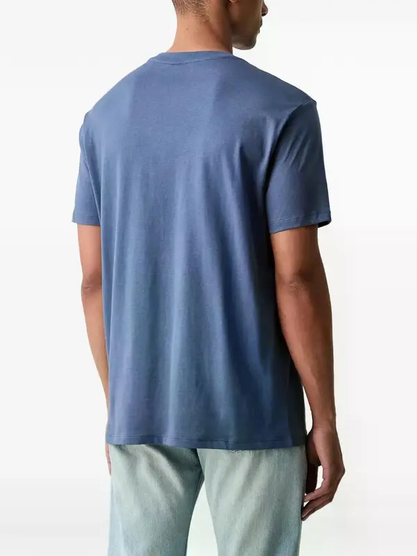Armani Exchange Logo-patch Cotton T-shirt