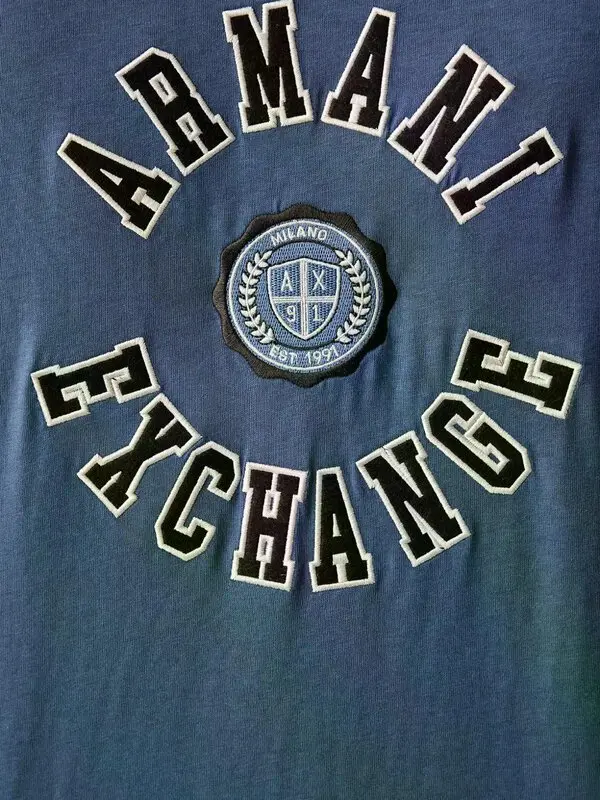 Armani Exchange Logo-patch Cotton T-shirt